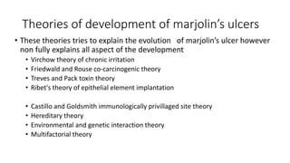 A Power Point Presentation on Marjolin's ulcer.pptx