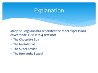 Marjorie ferguson’s facial expression theory | PPTX