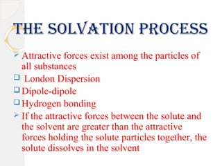 the solvation process | PPT