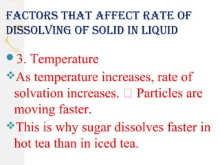 the solvation process | PPT