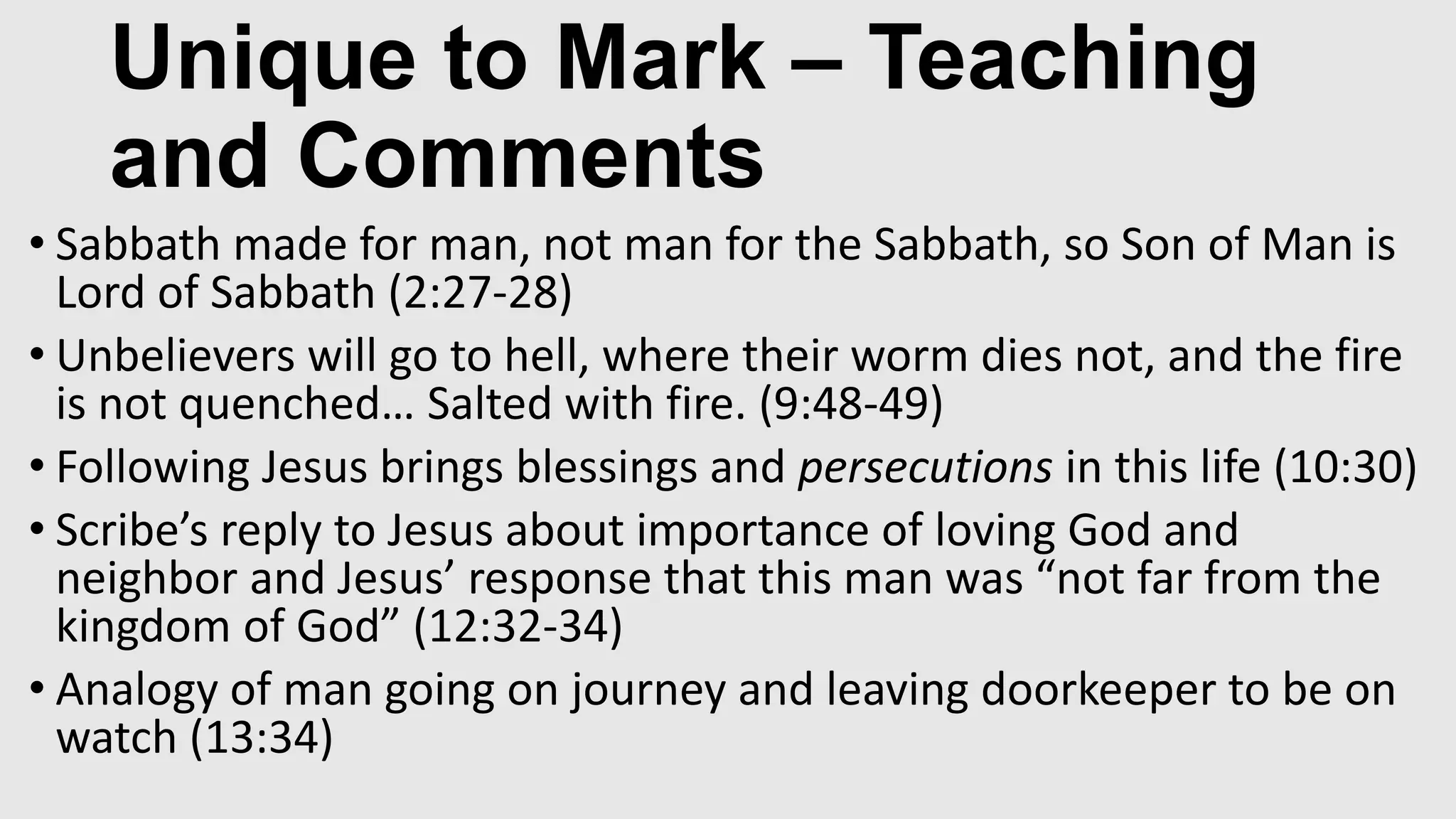 Gospel of Mark | PPTX