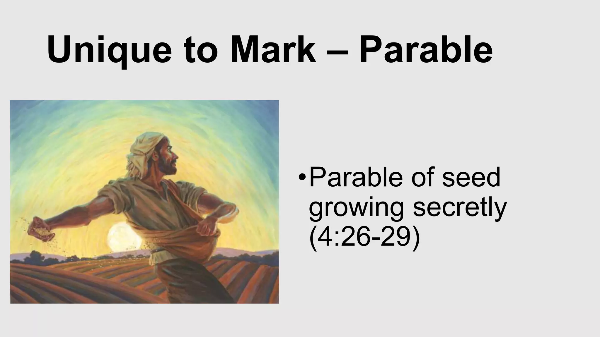 Gospel of Mark | PPTX