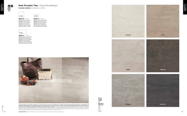 MARK ceramic tile catalog for architects | PPT