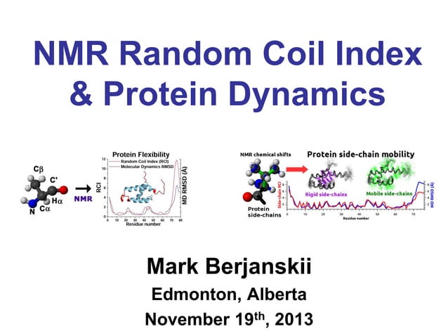 NMR Random Coil Index & Protein Dynamics | PPT