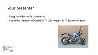 Integrating Markdown into a DITA Workflow | PPTX
