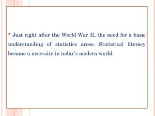 History of Statistics | PPT