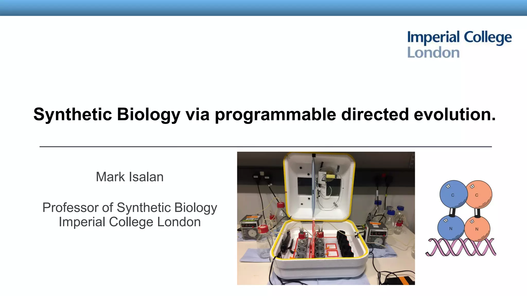 Synthetic Biology via programmable directed evolution | PDF ...