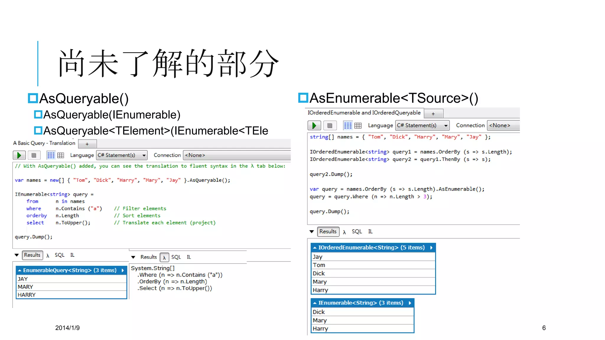 Mark linq queries and operators | PPT Mark linq queries and operators | PPT