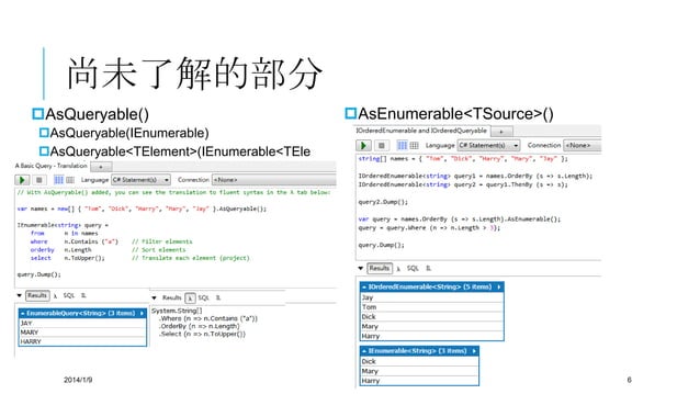 Mark linq queries and operators | PPT Mark linq queries and operators | PPT