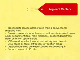 Mark-o-share : Types of Shopping Malls | PPTX