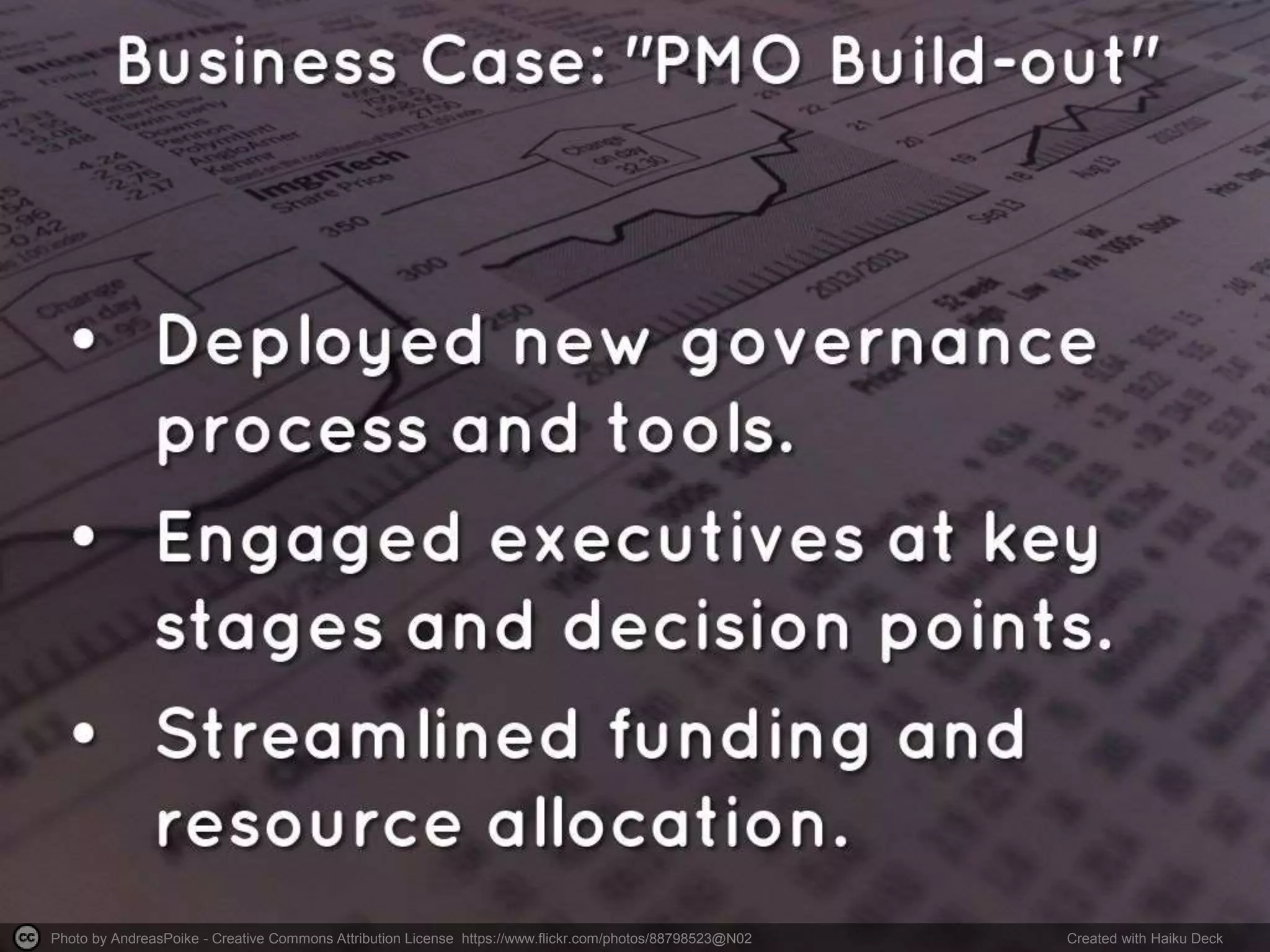 Mark Pikus: PMO Build-out | PPTX