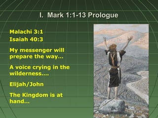 Mark Intro and CH 1,2 Sermon by Dr. John Oakes | PPT