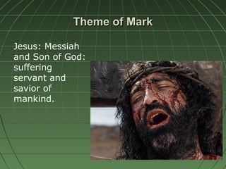 Mark Intro and CH 1,2 Sermon by Dr. John Oakes | PPT