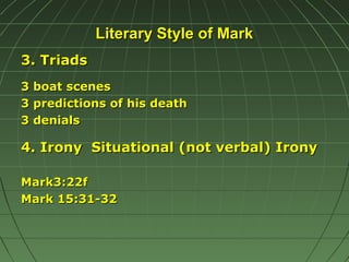 Class on the Gospel of Mark by John Oakes and Robert Carrillo | PPT