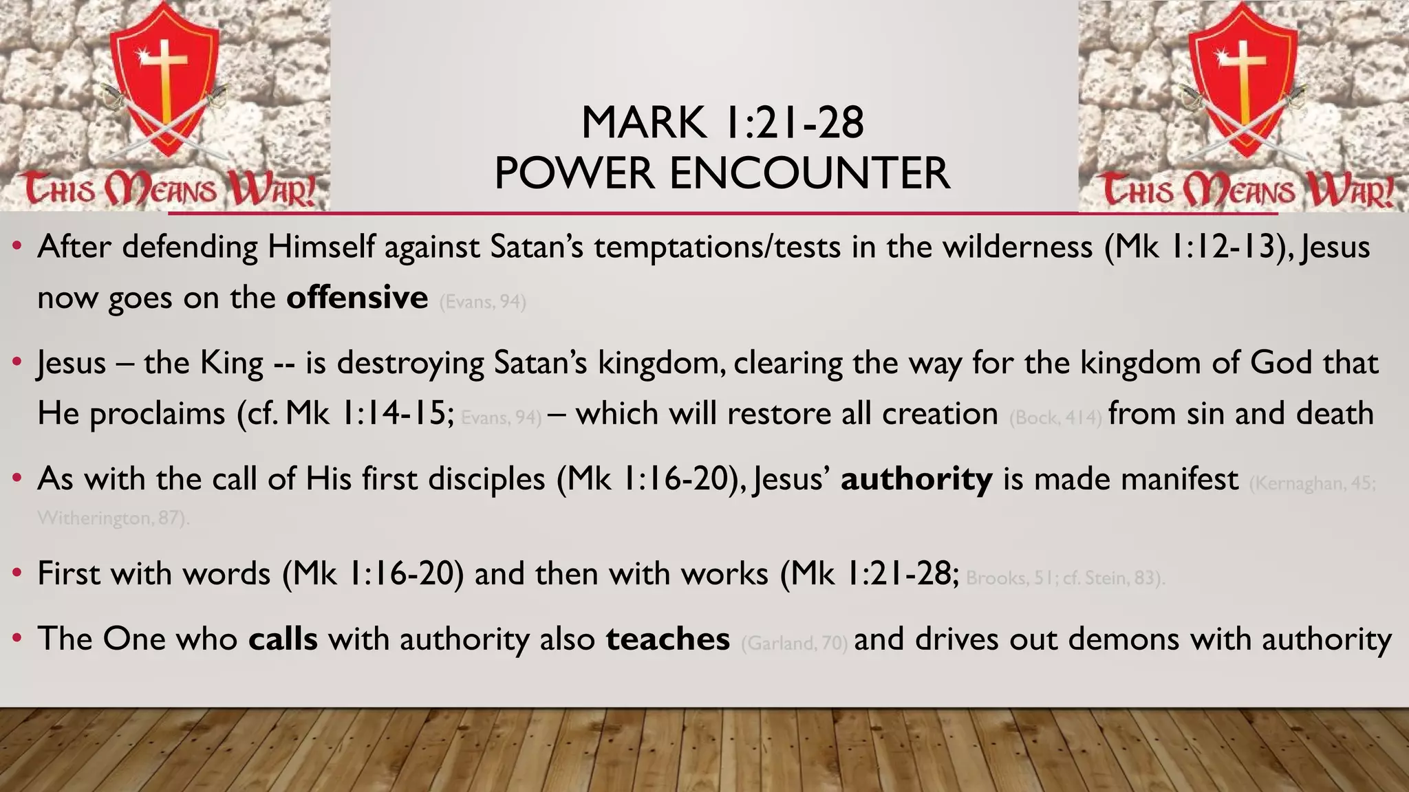 Mark 1:21-28 Bible Study | Power Encounter | PDF