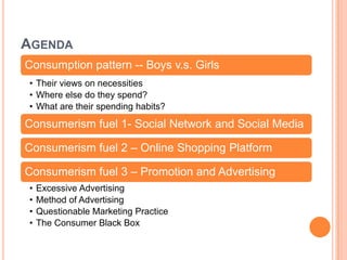 Consumerism and spending habits | PPTX