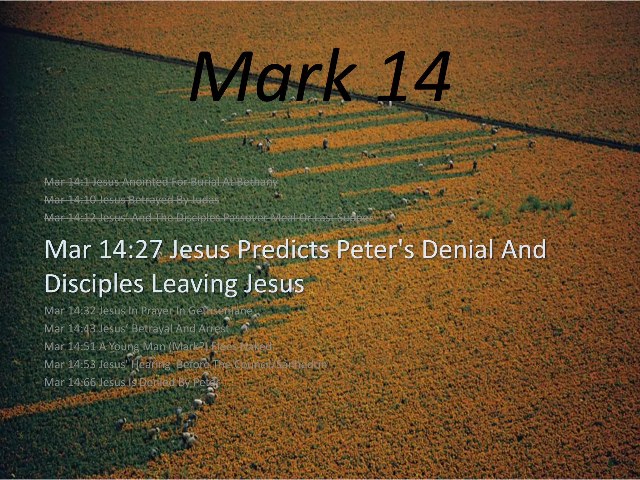Mark 14, Passover, The Feast of Unleavened Bread, alabaster, muron ...