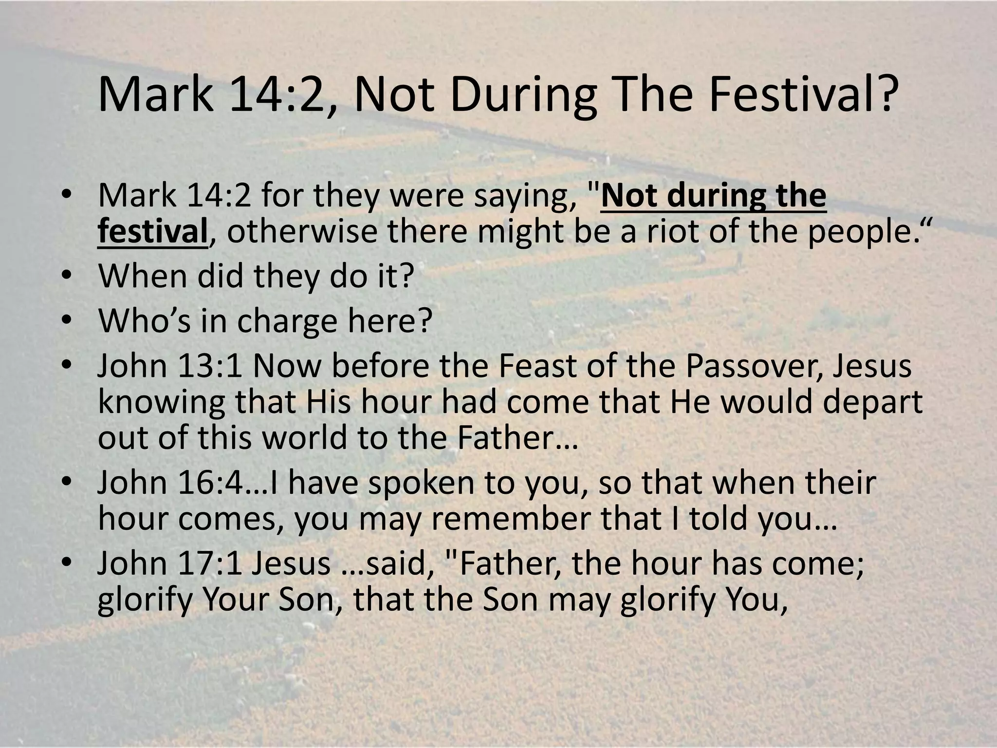 Mark 14, Passover, The Feast of Unleavened Bread, alabaster, muron ...