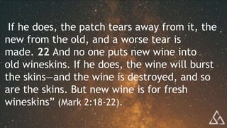 Surveying the Son of God (Mark 2:18-22) | PPTX