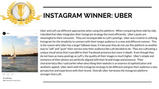 Brand Comparison Social Media Deliverable | PDF