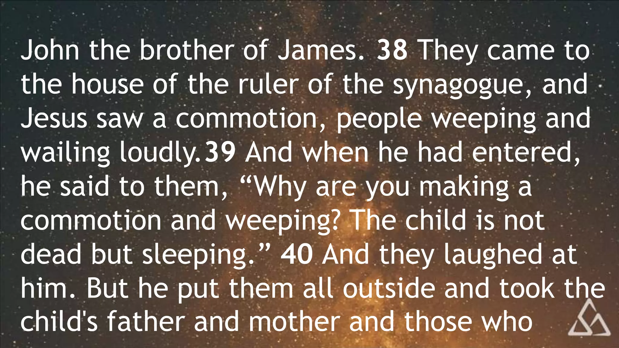 Surveying the Son of God (Mark 5:21-43) | PPTX