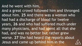 Surveying the Son of God (Mark 5:21-43) | PPTX