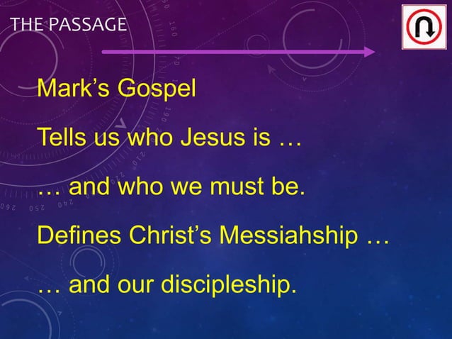Mark 8 27 9-1 the turning point | PPT
