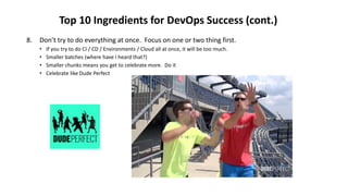 Cloud Academy Webinar: Recipe for DevOps Success: Capital One Style | PPT