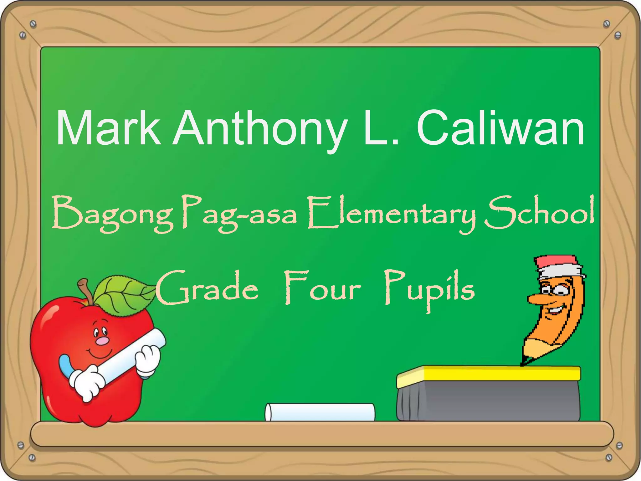 Mark anthony l caliwan presentation | PPTX