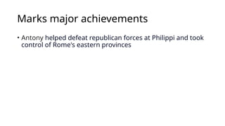 Mark Antony.pptx 4567890987654323456789876543 | PPTX