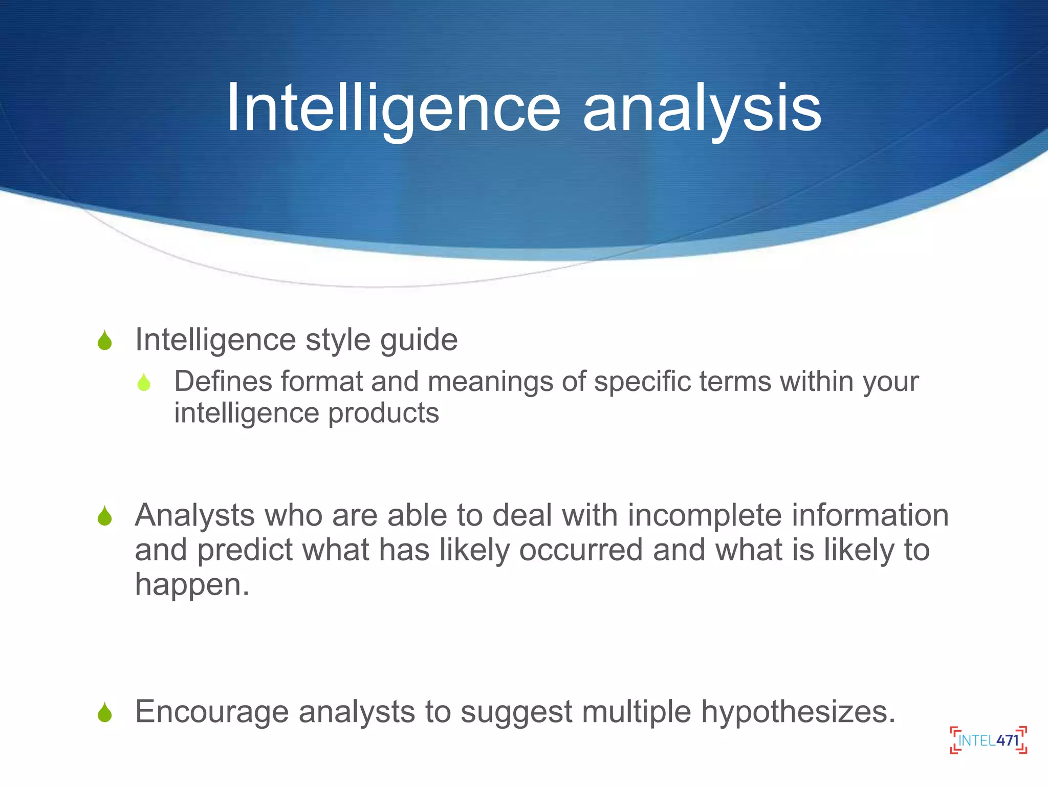 Cyber threat intelligence: maturity and metrics | PPT
