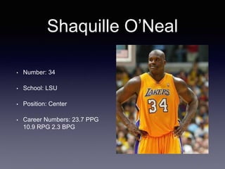 Mark Behl's Favorite Lakers All-Time | PPTX | Basketball | Sports