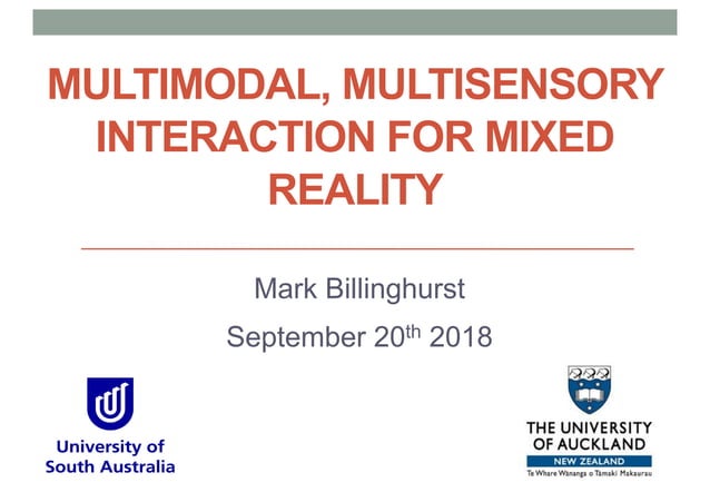 Multimodal Multi-sensory Interaction for Mixed Reality | PDF