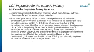 UMICORE’S BATTERY RECYCLING PROCESS: AN UPDATE ON WHAT'S DONE AND THE ...