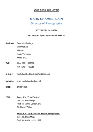 Mark cfinal cv2016 | PDF