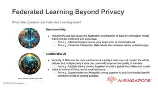 Apidays Singapore 2024 - Privacy Enhancing Technologies for AI by Mark Choo, Federated Learning ...