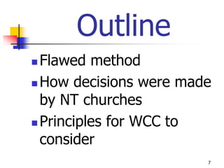 How Church’s Make Decisions [Part 3] | PDF