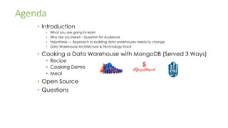 MongoDB World 2019: Analytics with MongoDB: The Data Warehouse You Didn ...