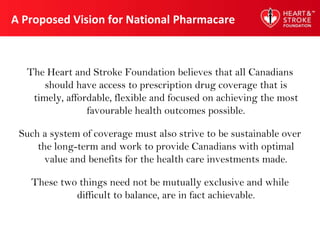 Mark Collison, Heart & Stroke Foundation - Visions for Pharmacare | PPT