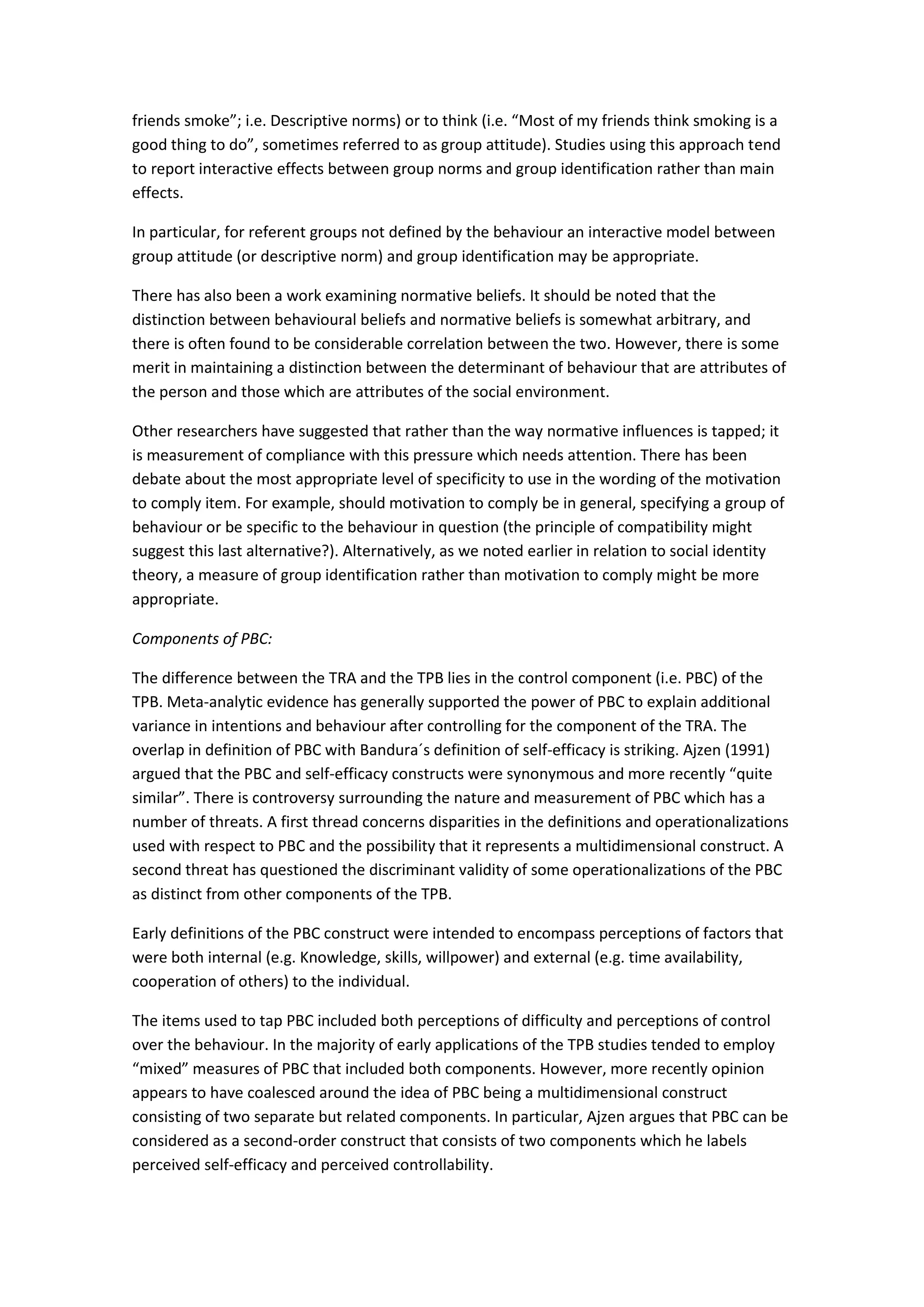 theory of planned behaviour and health behaviour. (1) | DOCX | Science