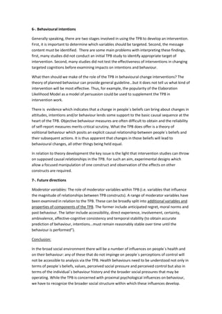 theory of planned behaviour and health behaviour. (1) | DOCX
