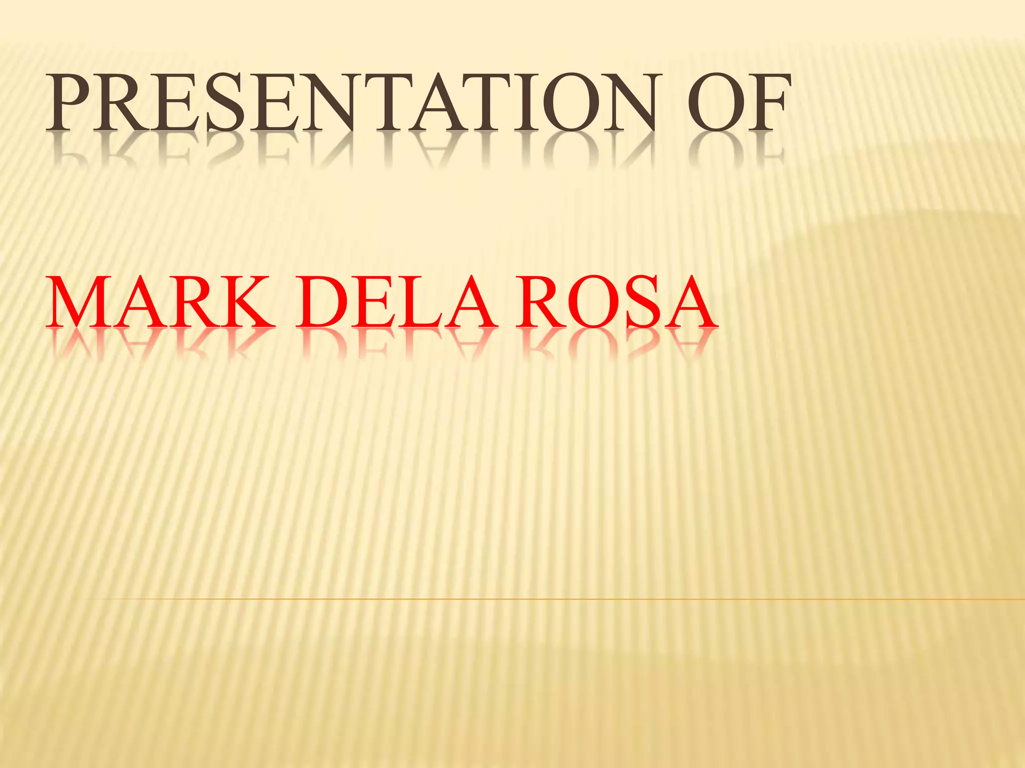 presentation for celebrity profiles | PPTX