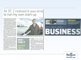 Mark Dixon, CEO at Regus | PPT