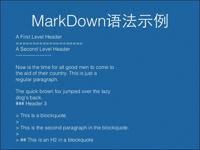 Let's learning Markdown