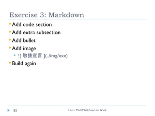 Write book in markdown | PPT