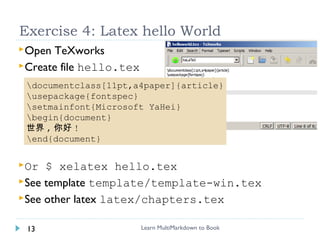Write book in markdown | PPT