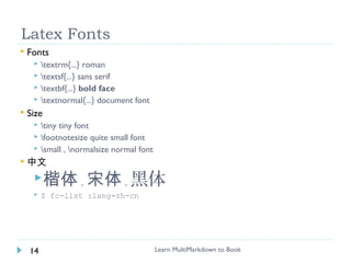 Write book in markdown | PPT