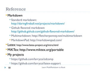 Write book in markdown | PPT
