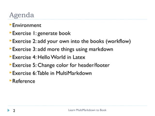 Write book in markdown | PPT