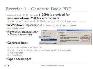 Write book in markdown | PPT